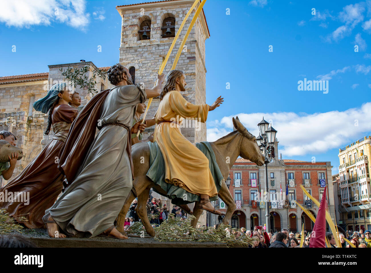Zamora; Spain - March 2018: Traditional Spanish Holy Week procession ...