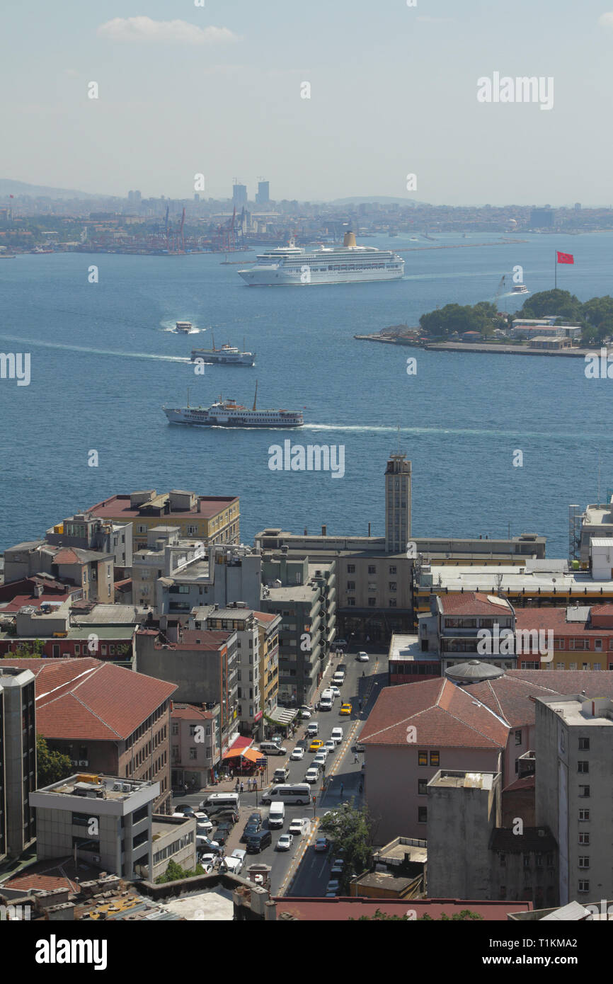 Bosphorus strait aerial view hi-res stock photography and images - Alamy