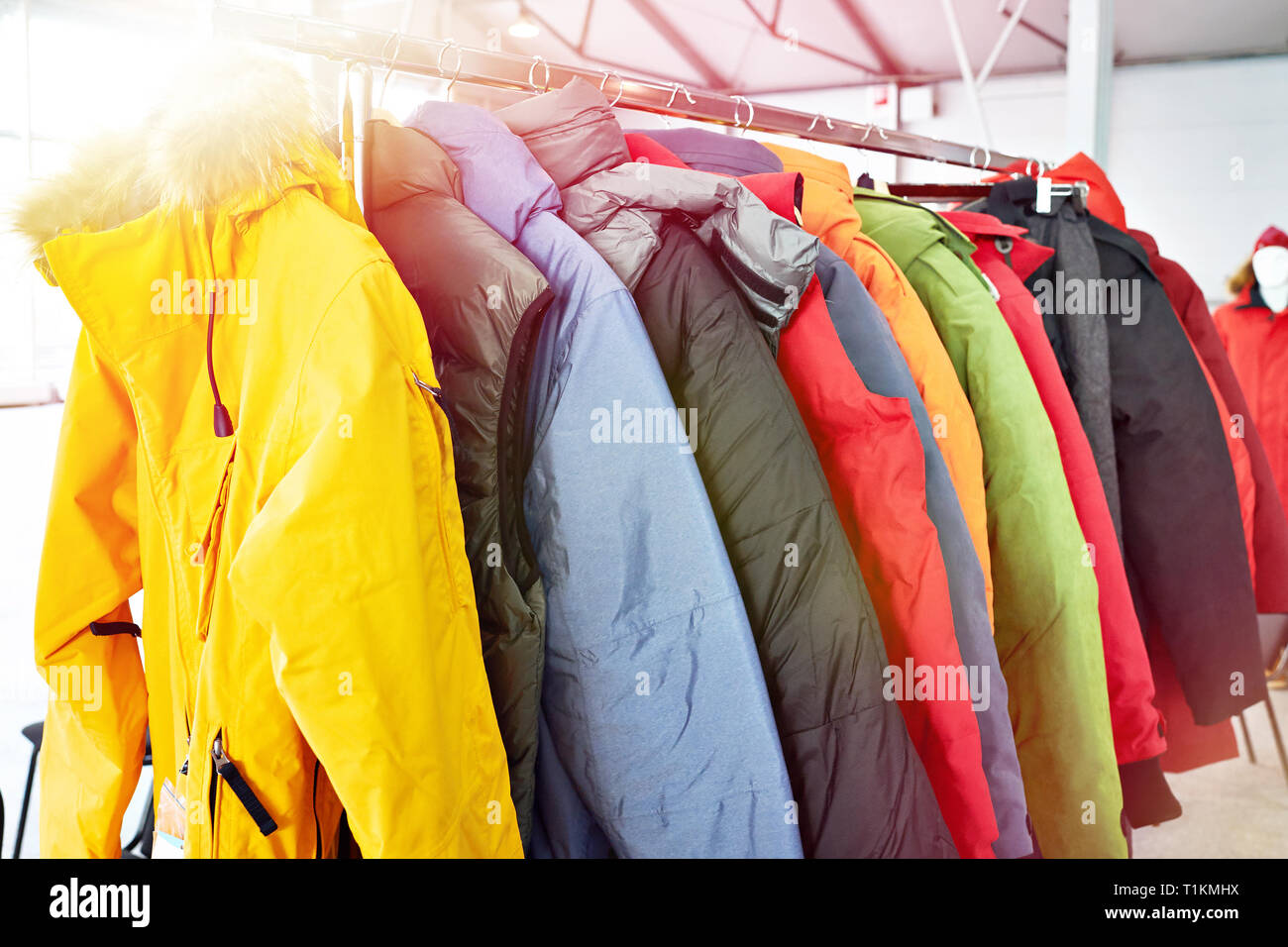 Hanging jacket hi-res stock photography and images - Alamy