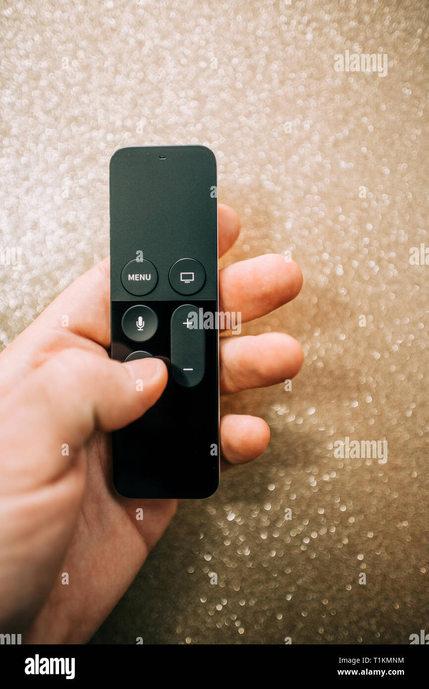 Siri apple hand hi-res stock photography and images - Alamy