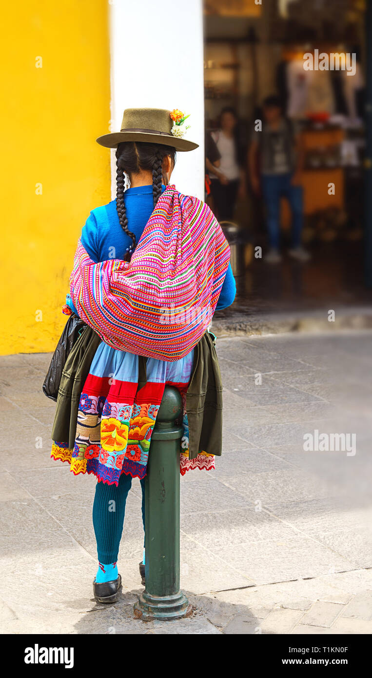 Lima peru traditional dress hi-res stock photography and images - Alamy