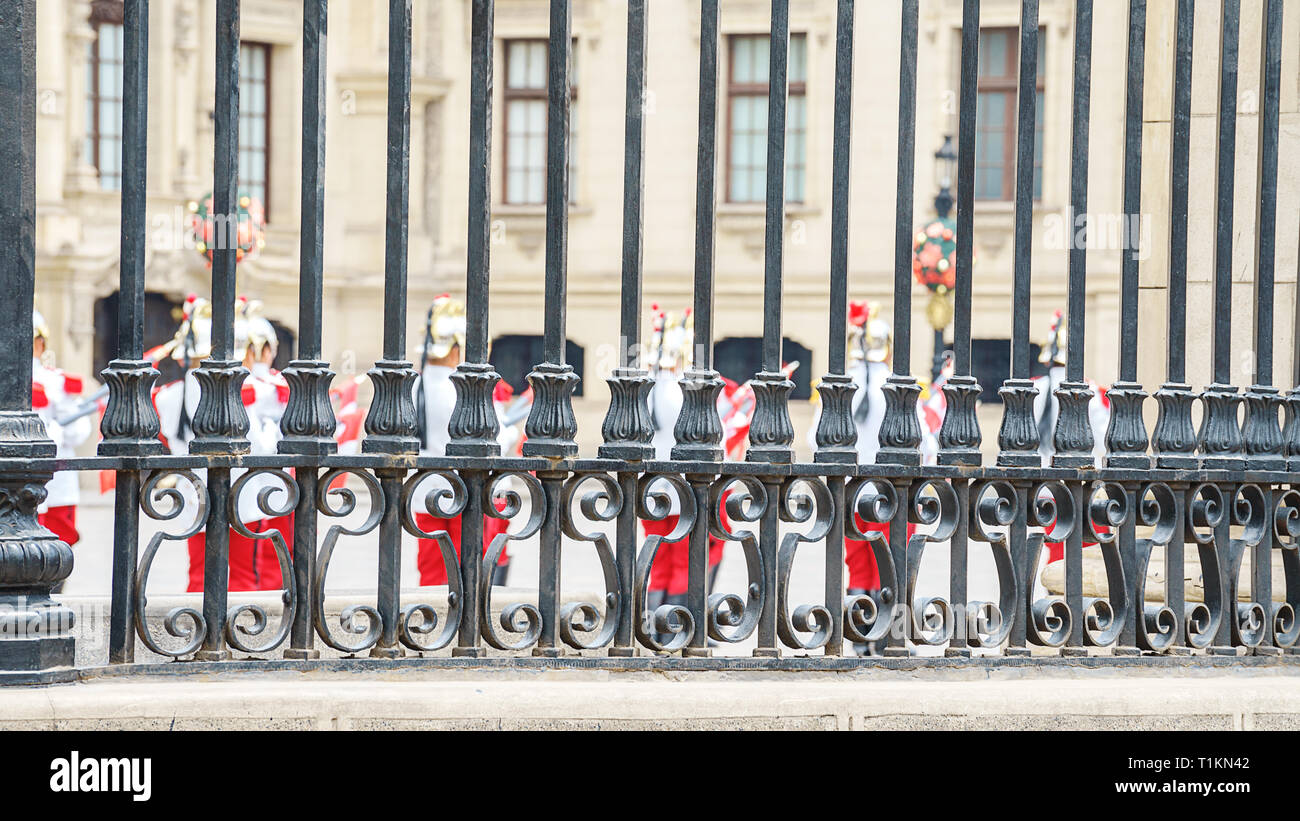 View of Plaza de armas, Lima main square, Peru Stock Photo - Alamy