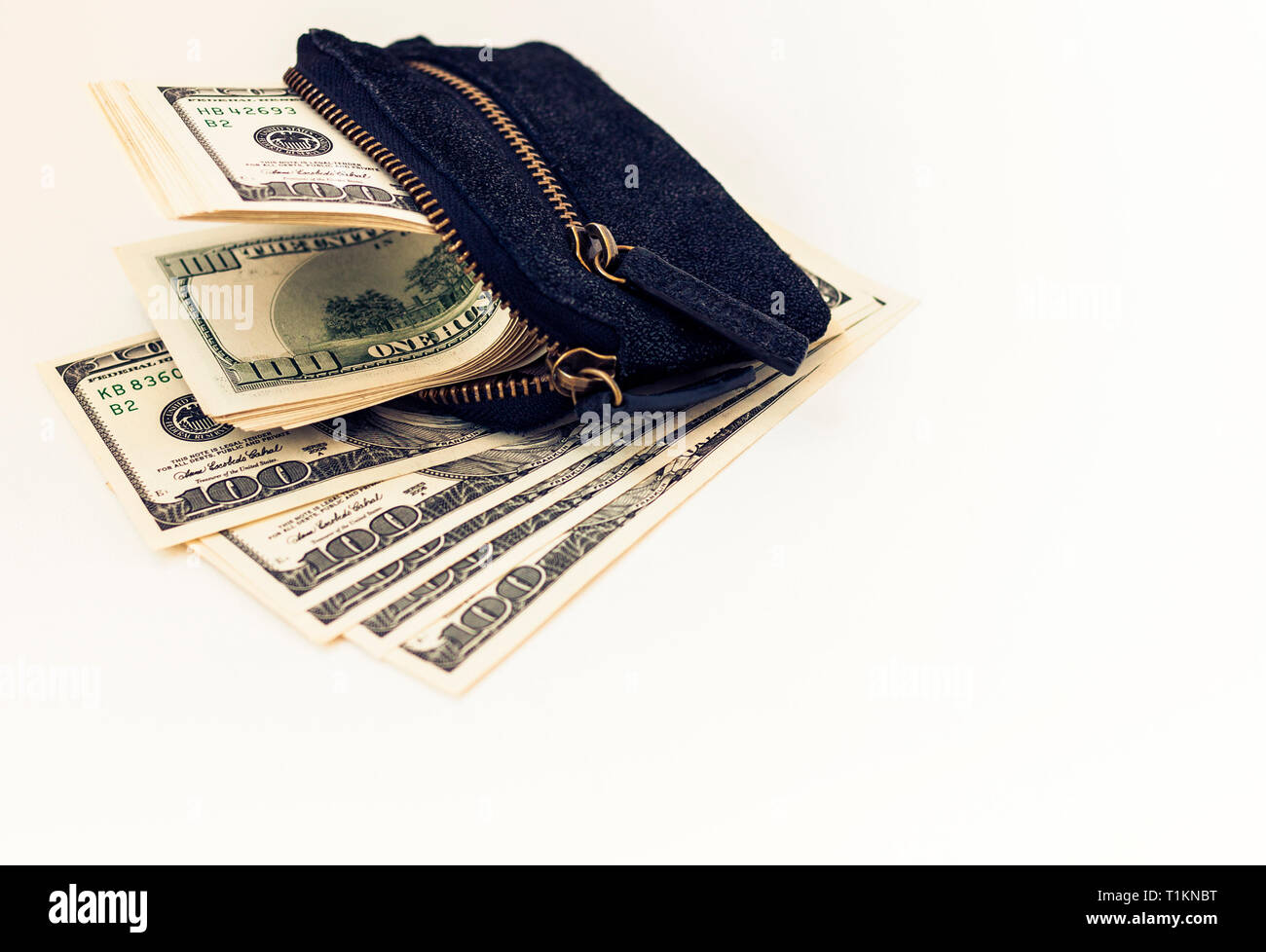 Suede leather wallet hi-res stock photography and images - Alamy