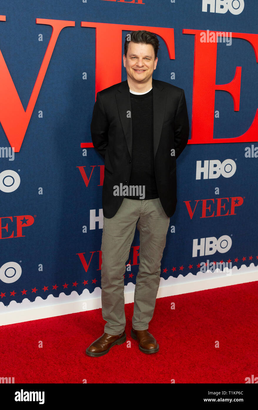 New York, United States. 26th Mar, 2019. Alex Gregory attends HBO ...