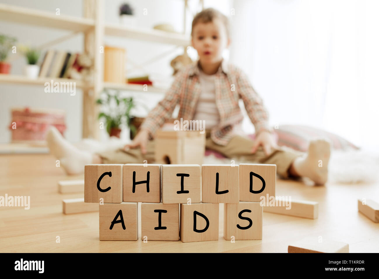 Child aids symbol hi-res stock photography and images - Alamy