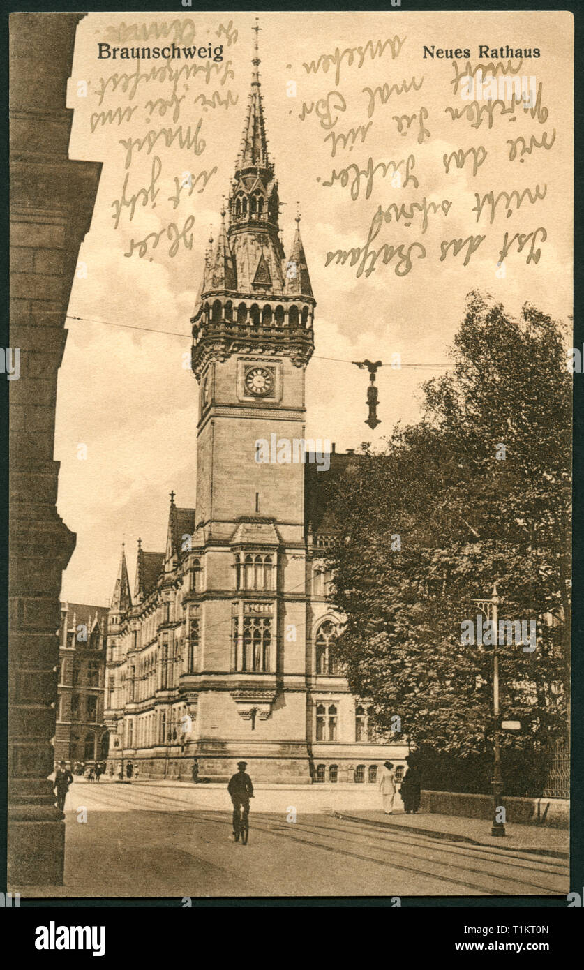 geography / travel, Germany, Lower Saxony, Brunswick, new city hall ...