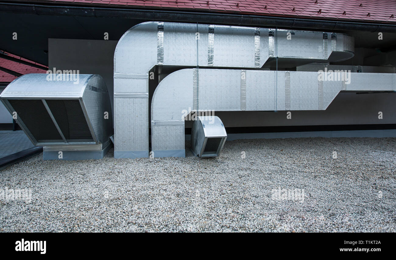 Aerial view air conditioner hi-res stock photography and images - Alamy