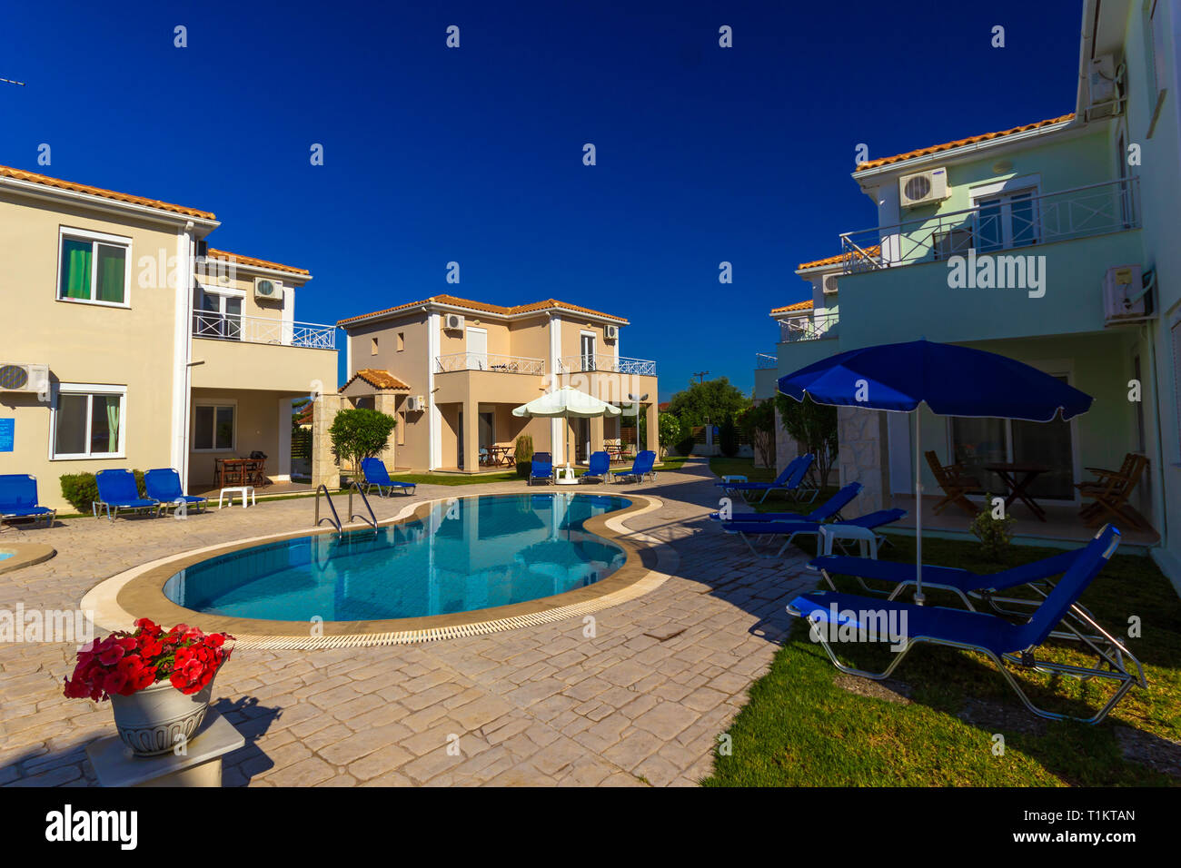 Villas at the Luxury summer resort Stock Photo - Alamy