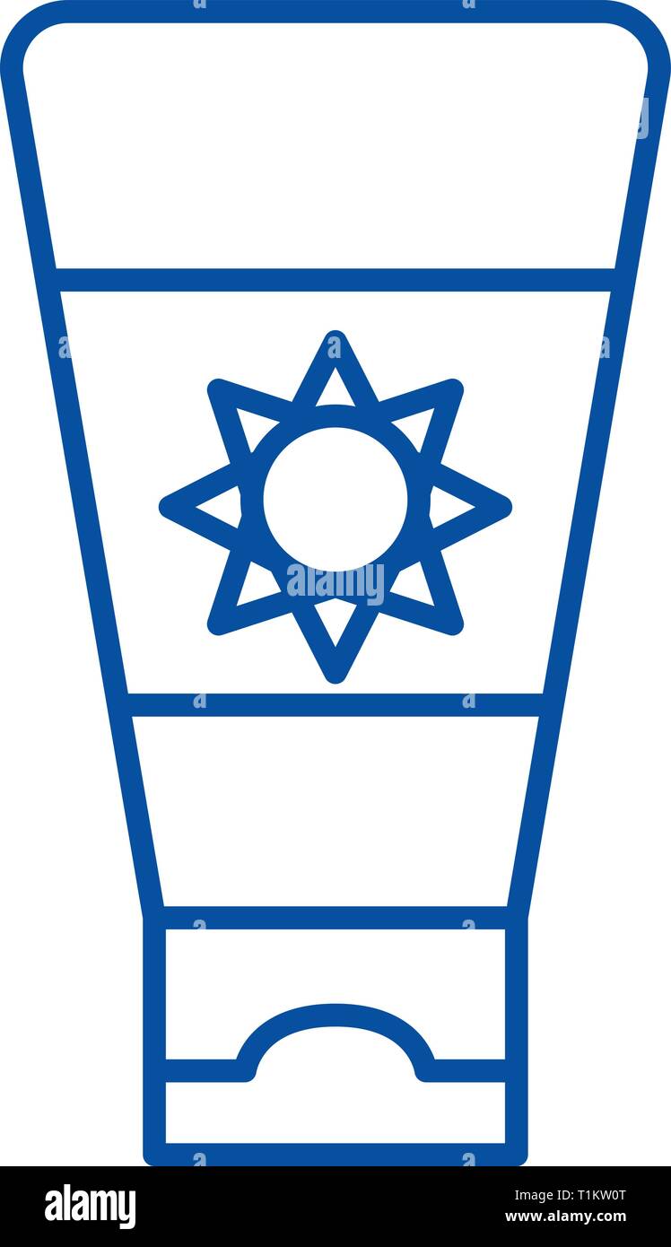 Sun cream icon sunscreen symbol hi-res stock photography and images - Alamy