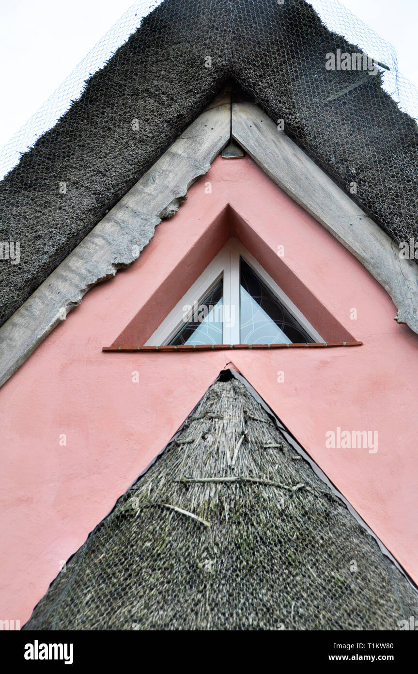 Details of thatched roof Stock Photo - Alamy