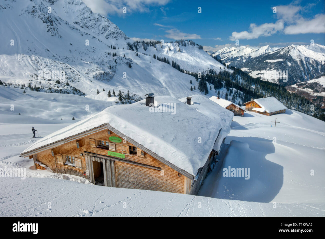 Austria, Biosphere Park Grosses Walsertal, North Tyrol Limestone Alps ...