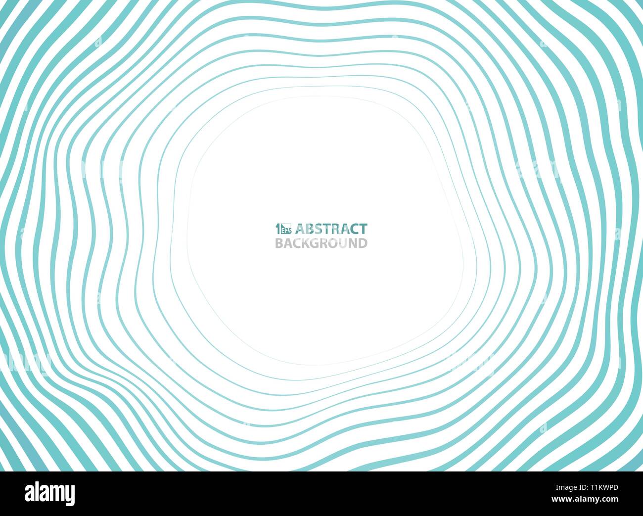 Abstract sea waves pattern circle presentation background. You can use ...