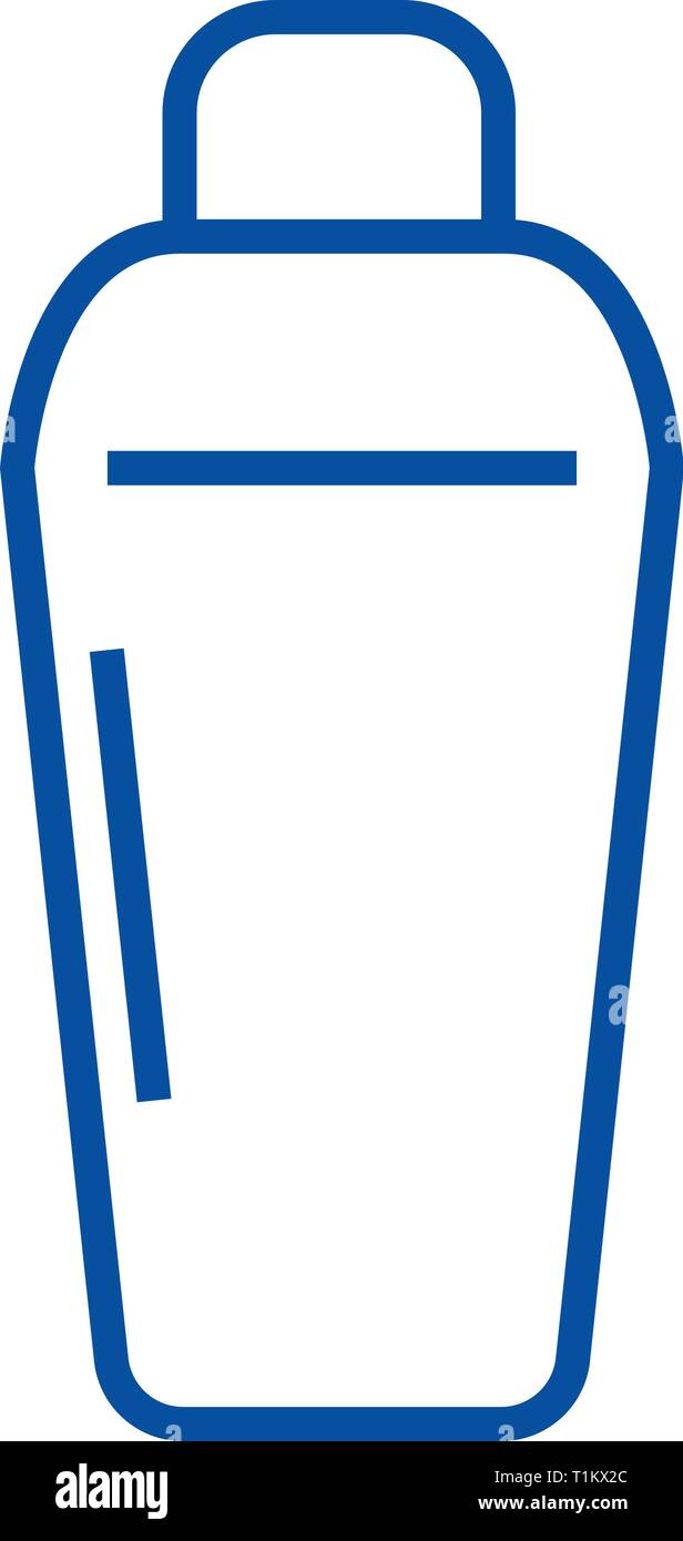 Plastic thermos icon outline Stock Vector Images - Alamy