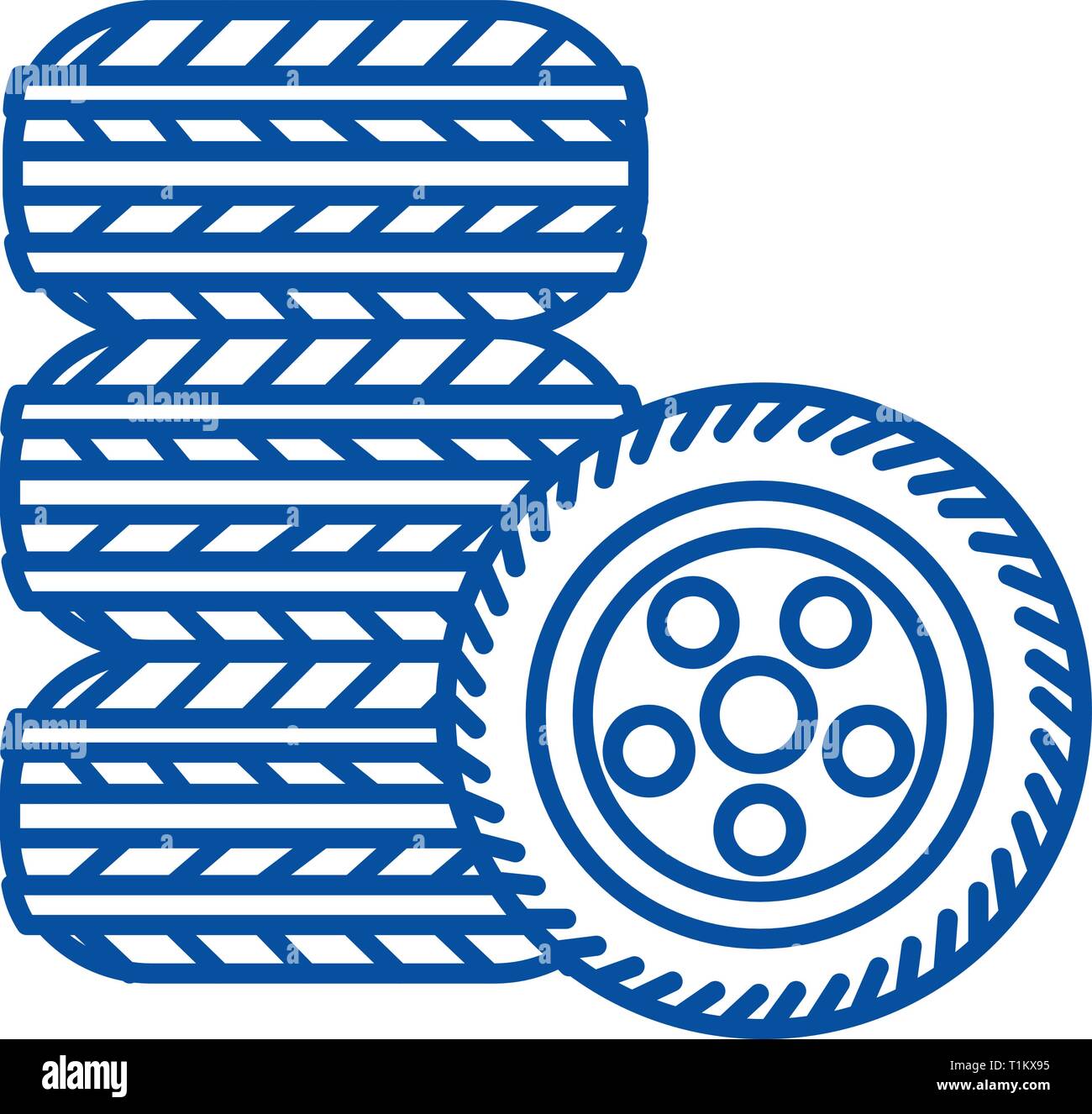 Tyre shop smiling Stock Vector Images - Alamy