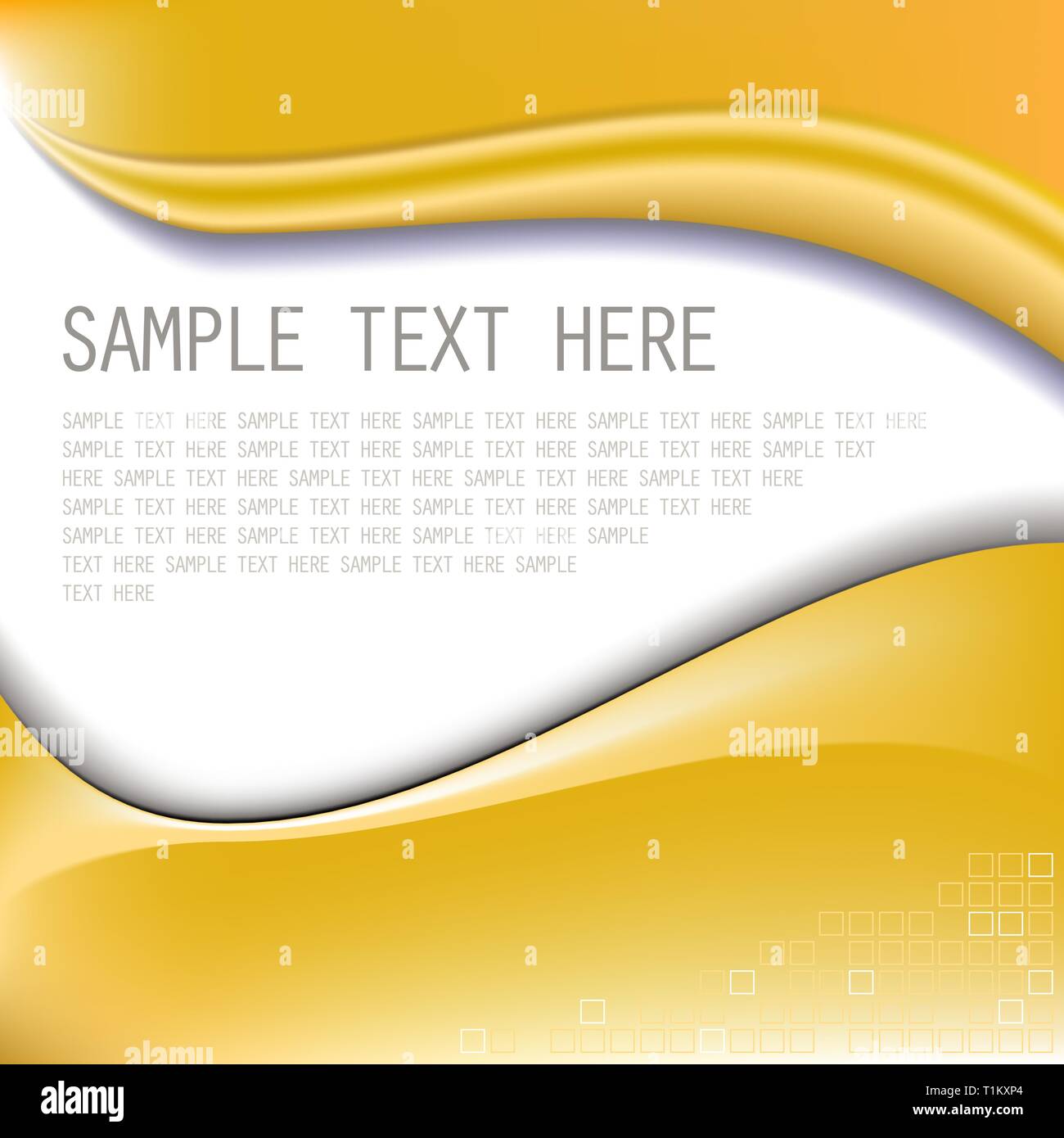 Abstract golden background with place for your text Stock Vector Image ...