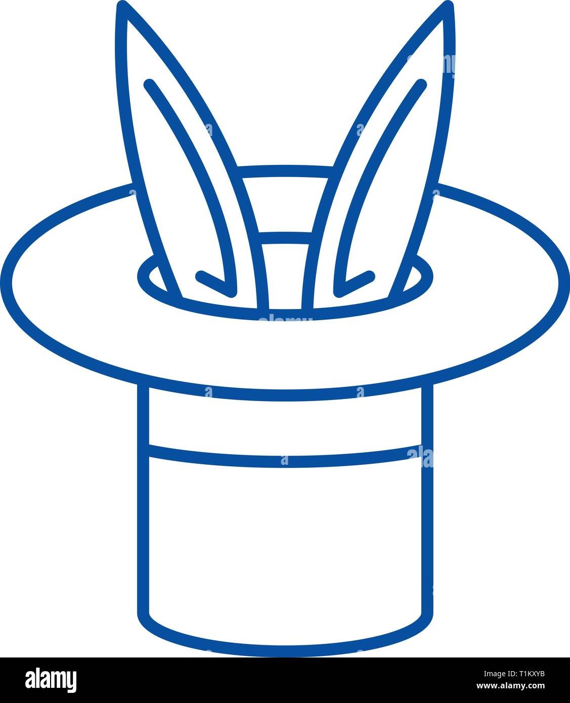 Tricks line icon concept. Tricks flat vector symbol, sign, outline ...