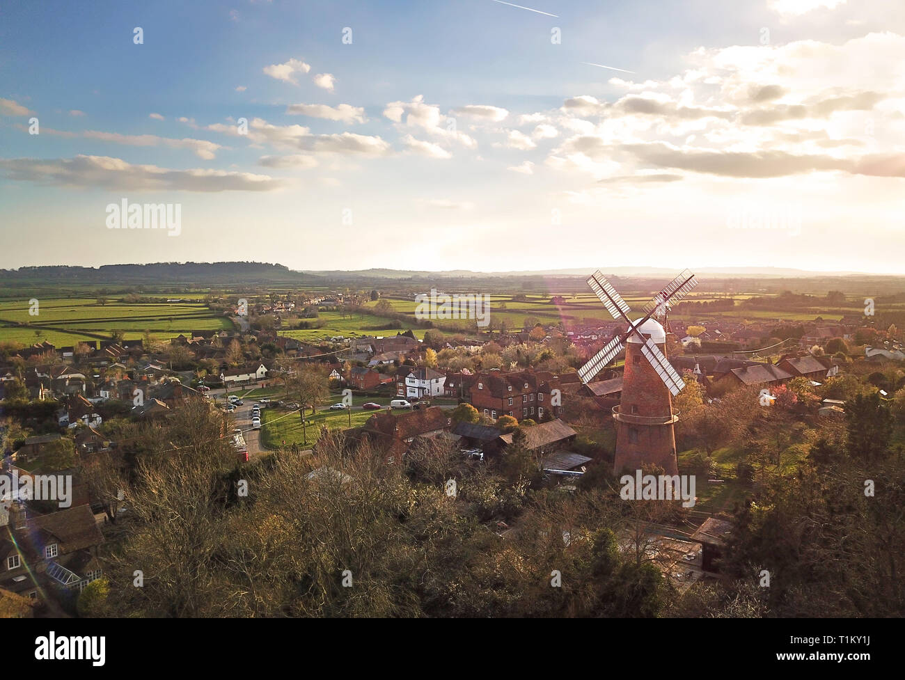 Drone of windmill hi-res stock photography and images - Alamy