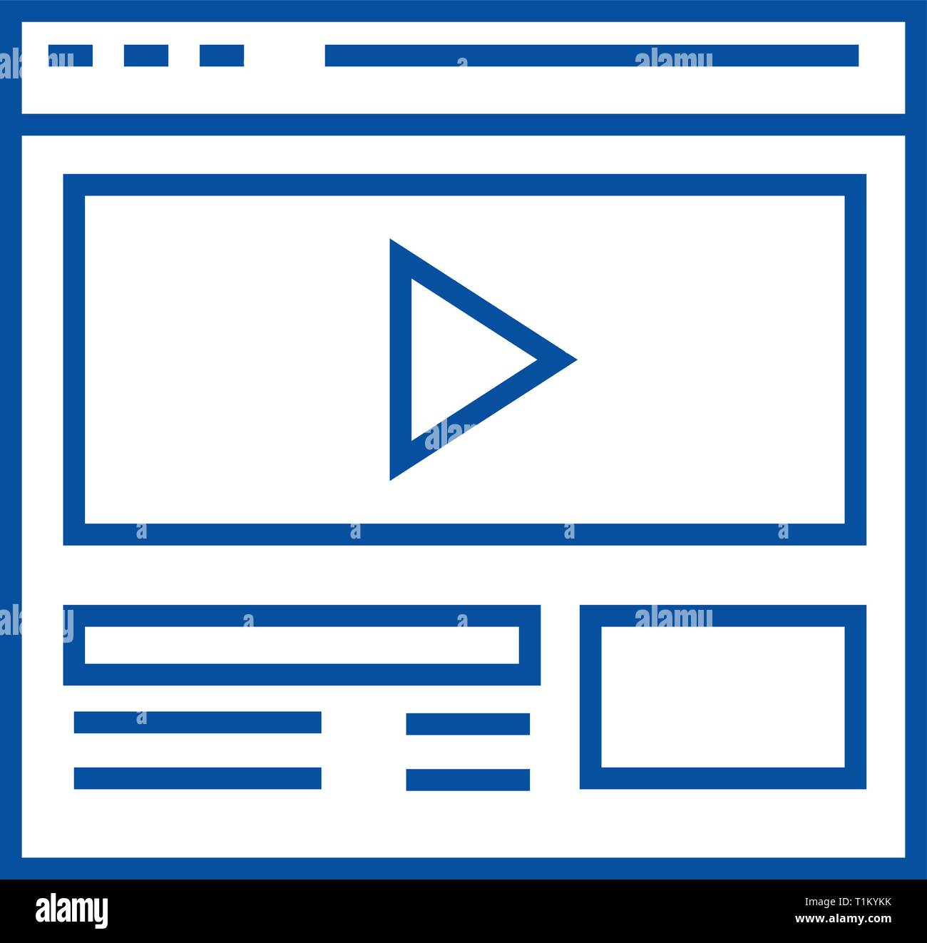 Video to interactive media Stock Vector Images - Alamy
