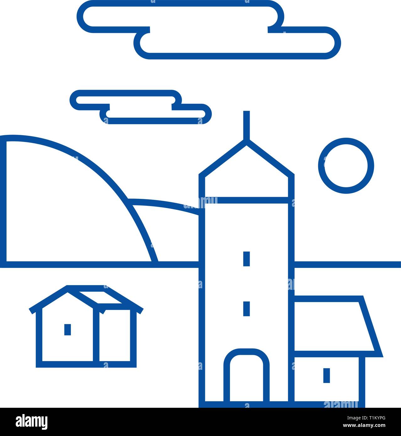 India countryside home Stock Vector Images - Alamy