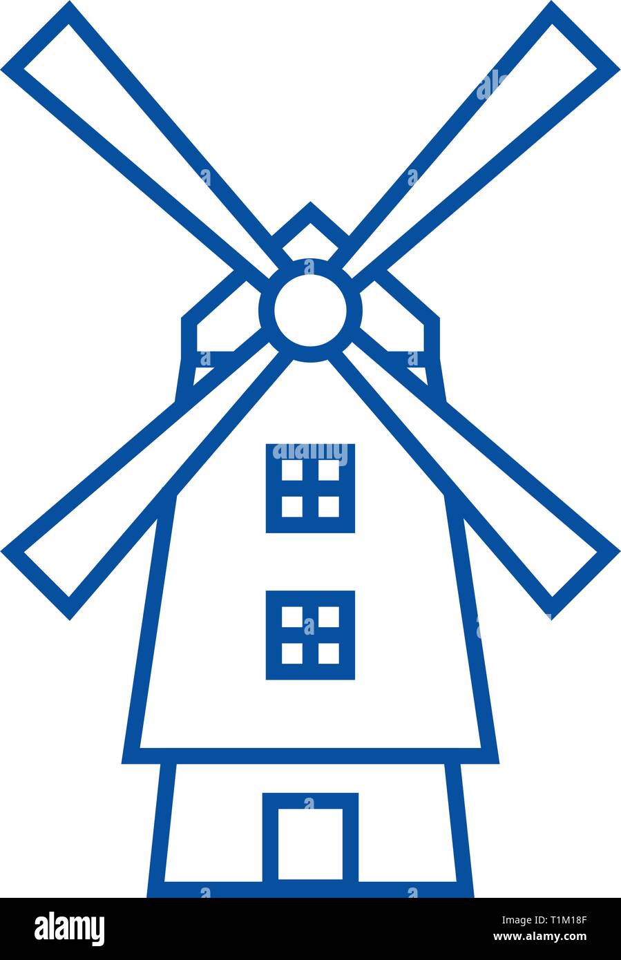 Dutch Windmill Icon