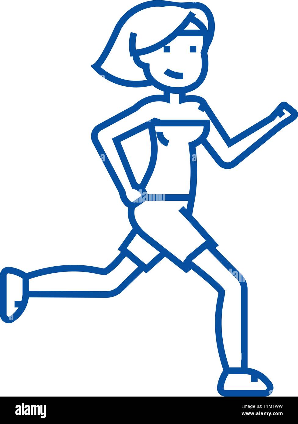 Women Running Symbols