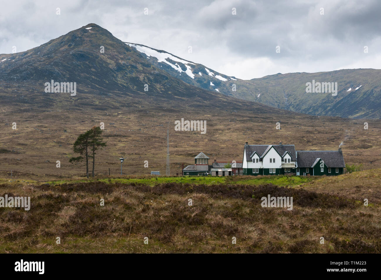 Corrour station and station house, Scotland Stock Photo - Alamy