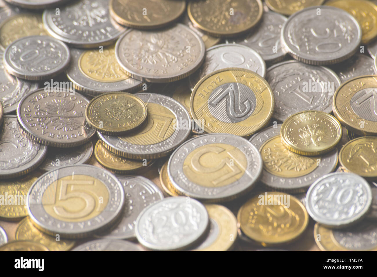 Groszy polish coins hi-res stock photography and images - Alamy