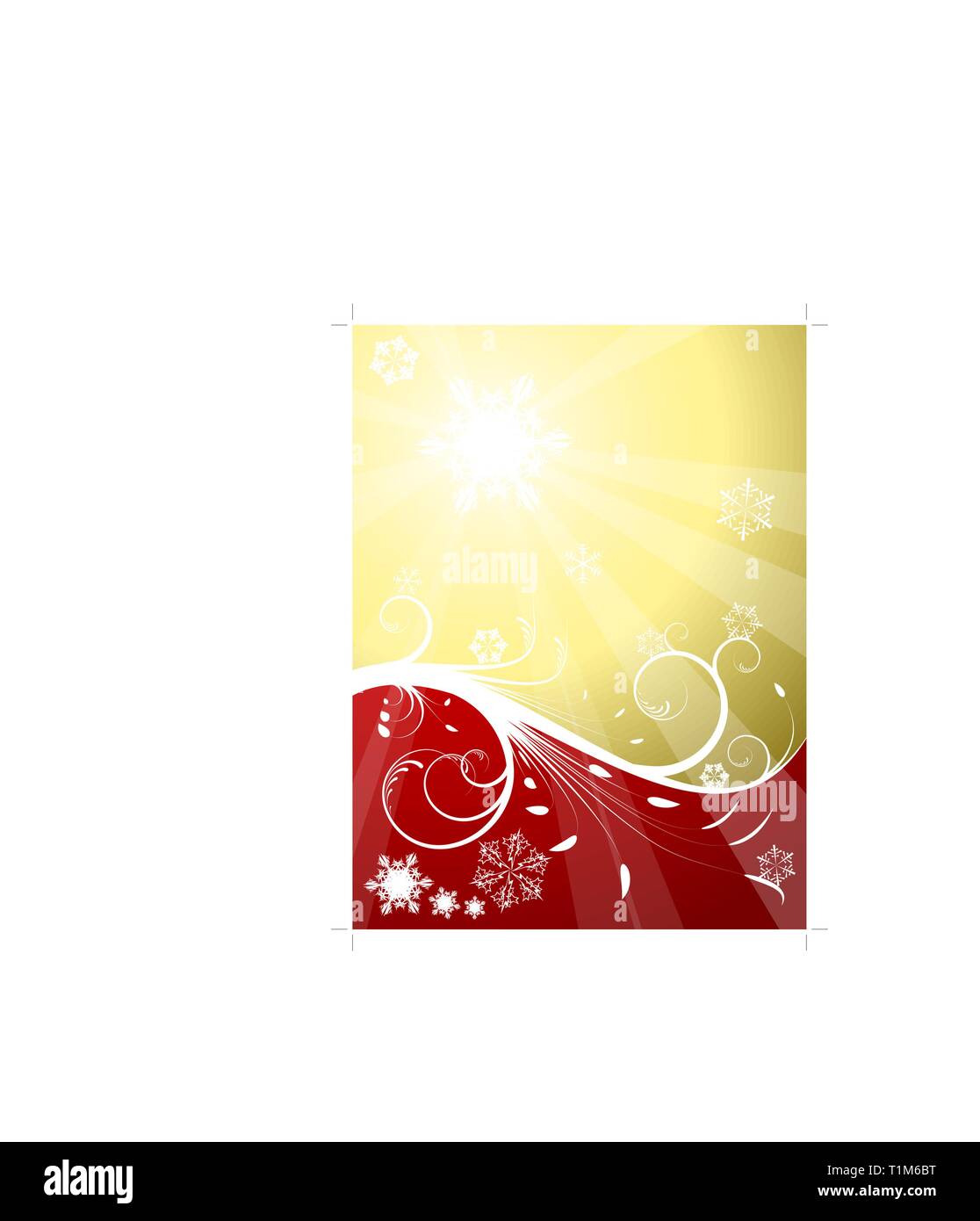 Red white golden christmas Stock Vector Images - Alamy