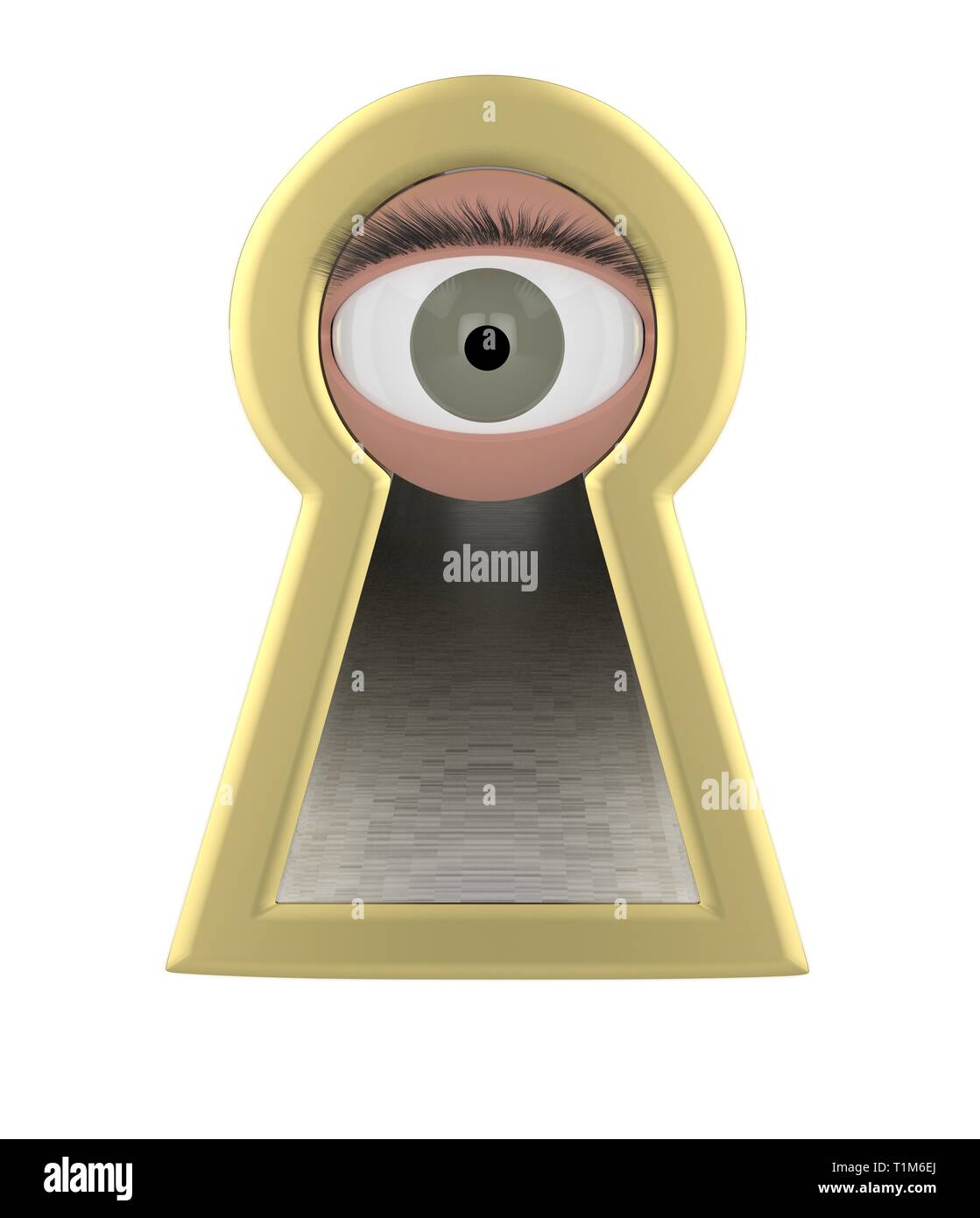 Keyhole eye hi-res stock photography and images - Alamy