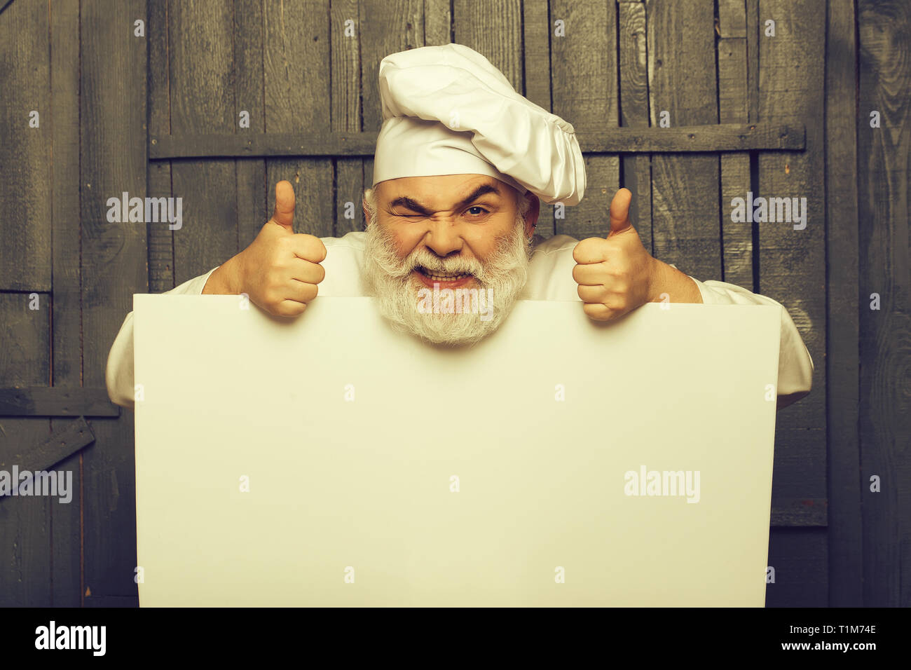 Cook with paper Stock Photo - Alamy
