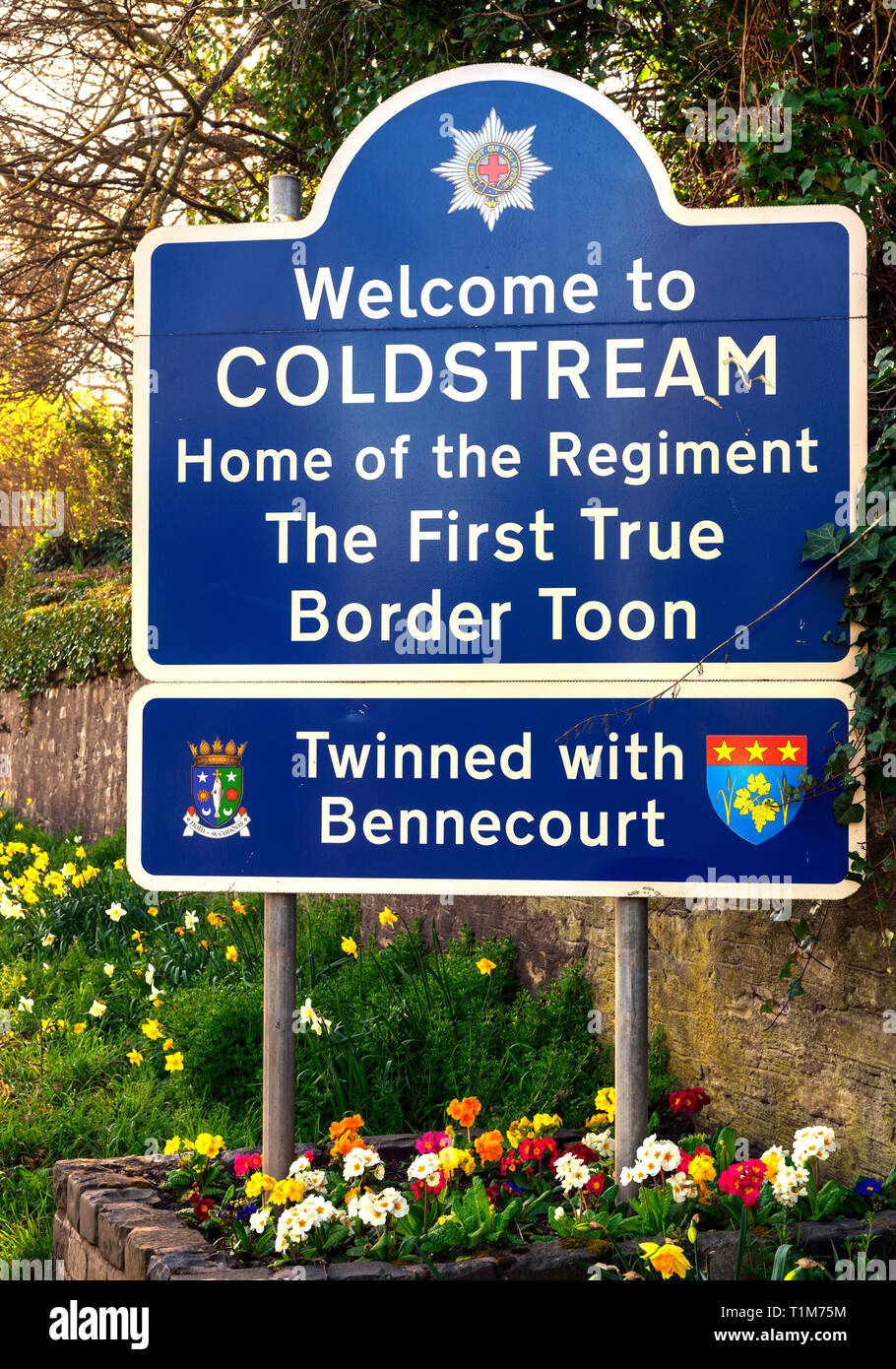 Welcome to Coldstream - Home of the Regiment - Sign, Coldstream ...