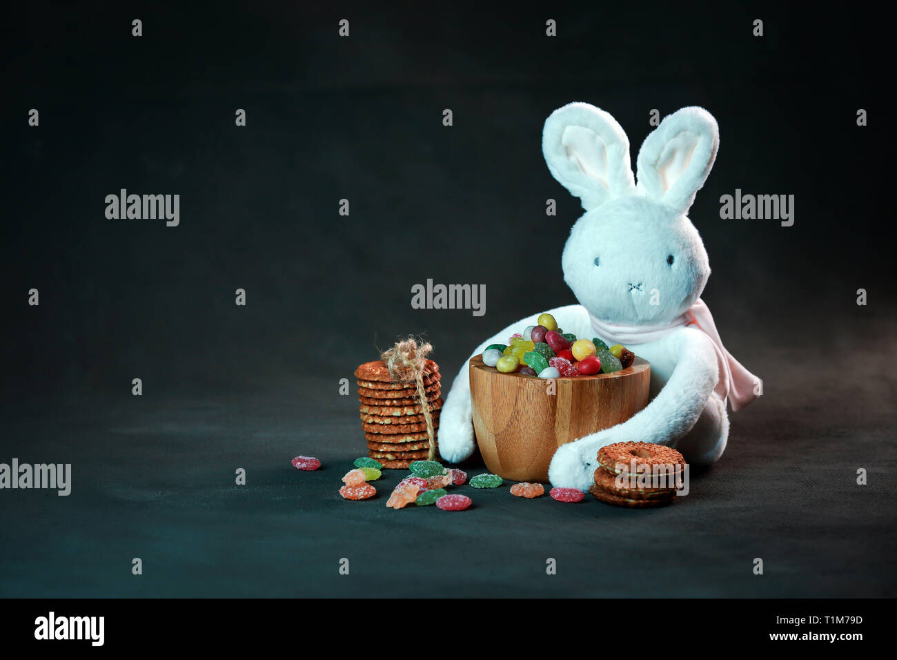 White rabbit candy hi-res stock photography and images - Alamy