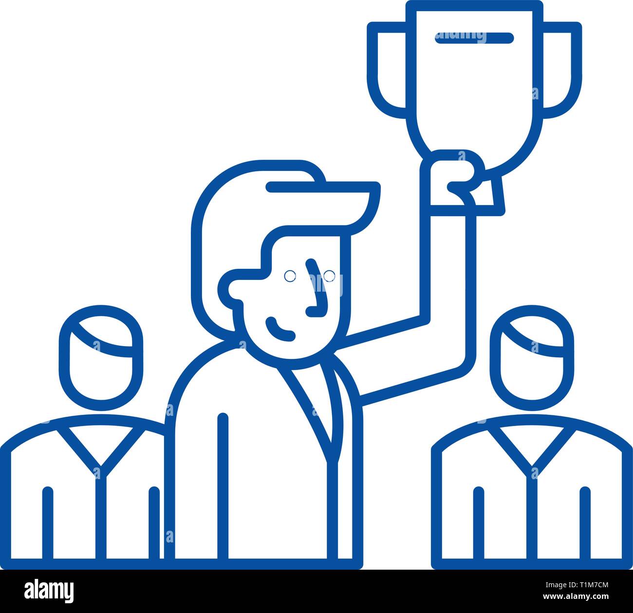 Leader line icon concept. Leader flat vector symbol, sign, outline ...