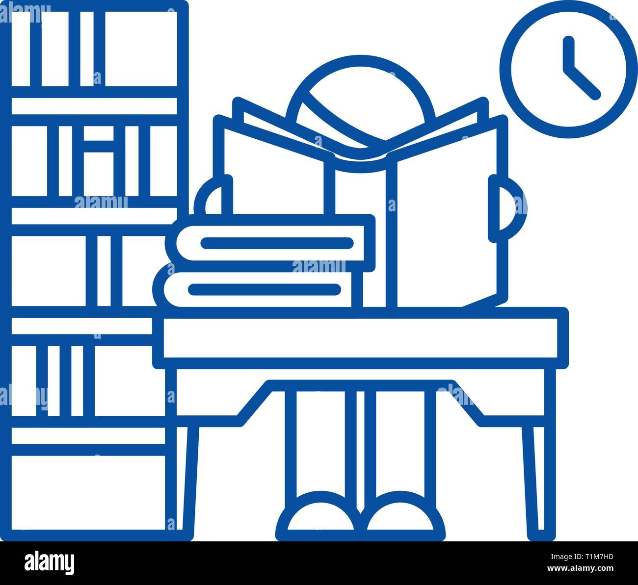 Public Library Stock Vector Images - Alamy