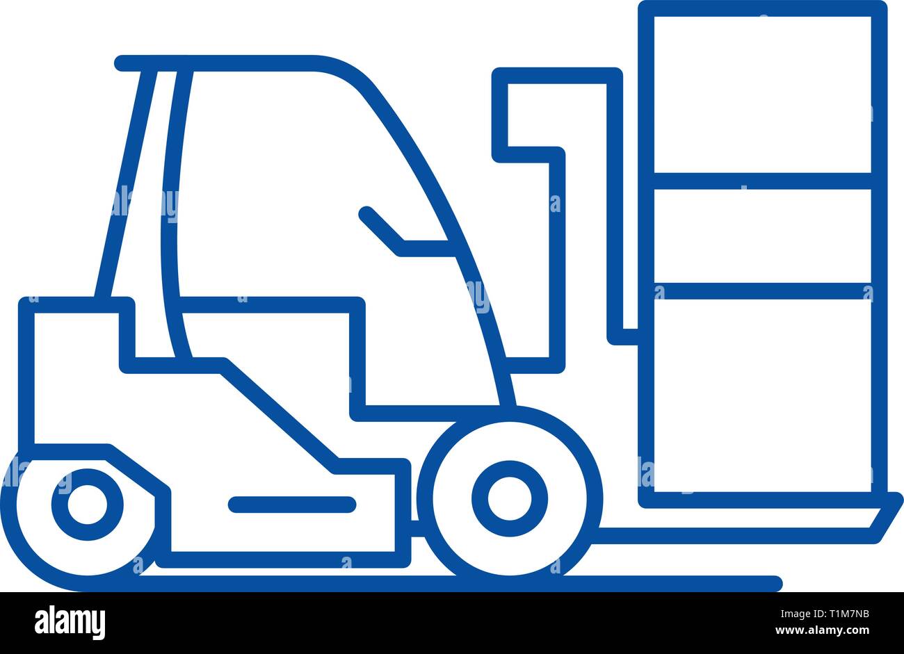 Yellow wheel loader gravel Stock Vector Images - Alamy