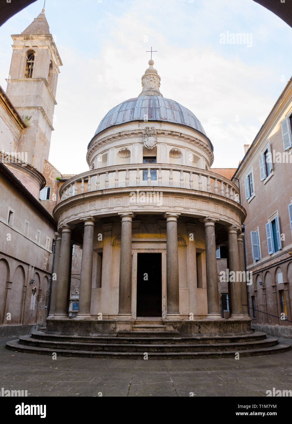 Temple Of Bramante Rome Stock Photos & Temple Of Bramante Rome Stock ...