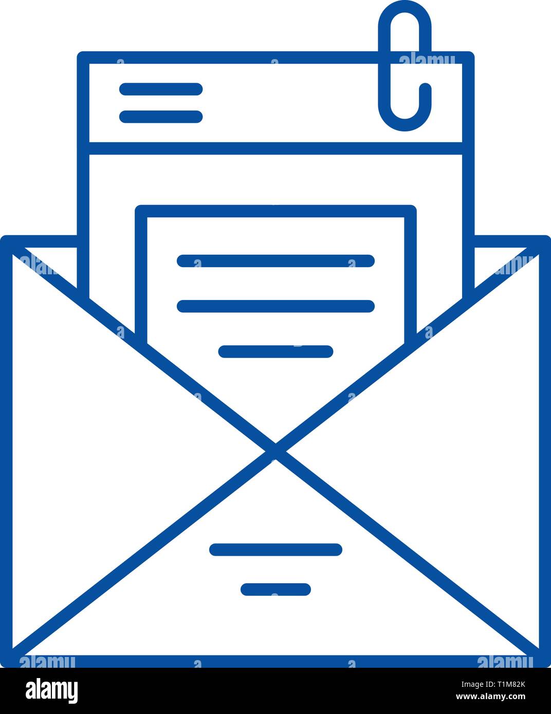 Electronic mailing list Stock Vector Images - Alamy