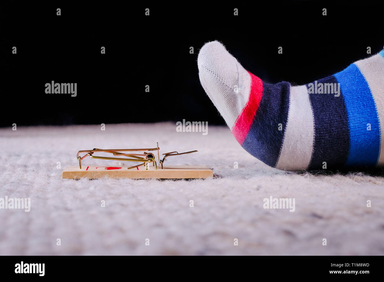 Foot above hi-res stock photography and images - Alamy