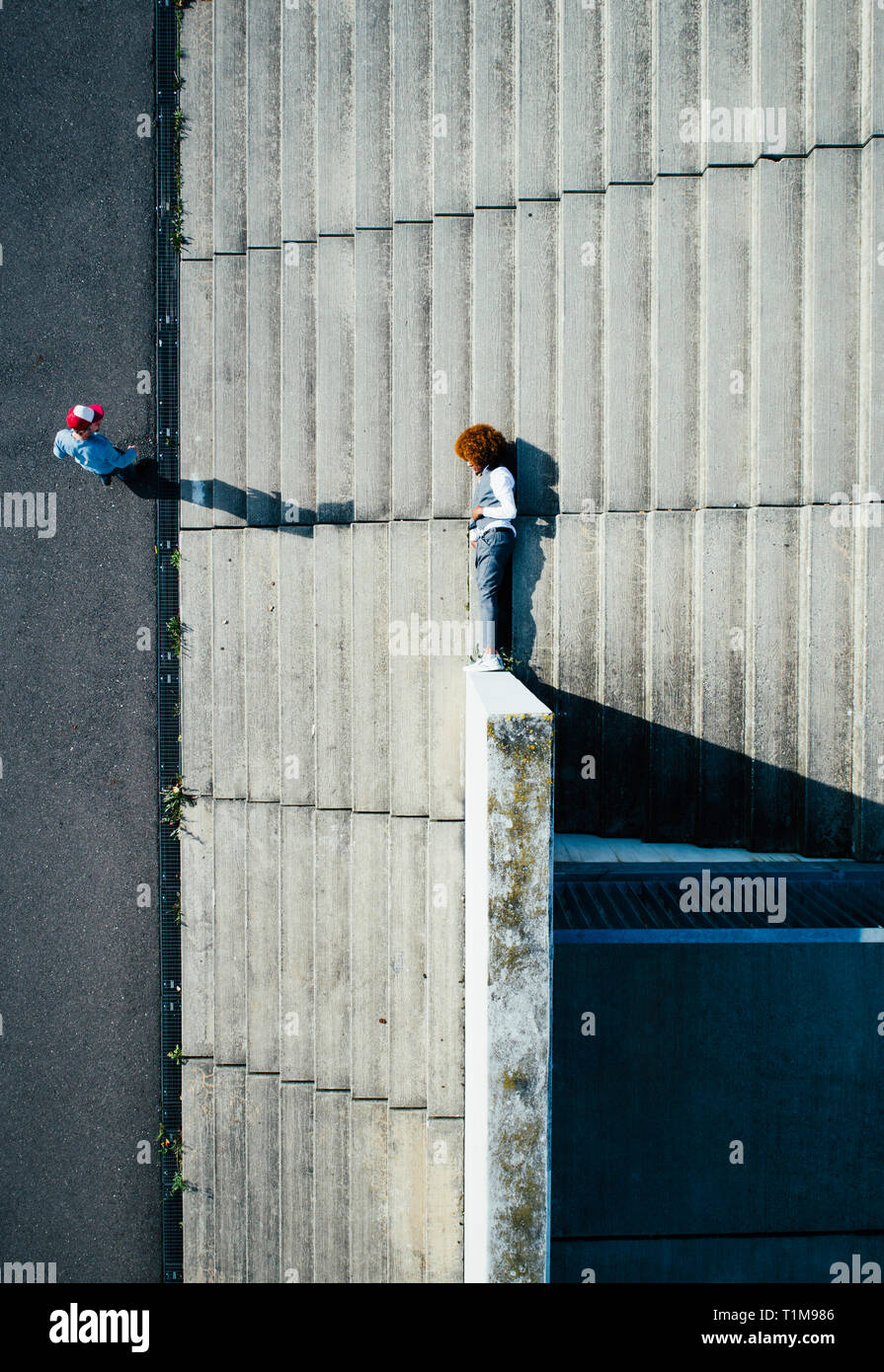 Vertical angle view hi-res stock photography and images - Alamy