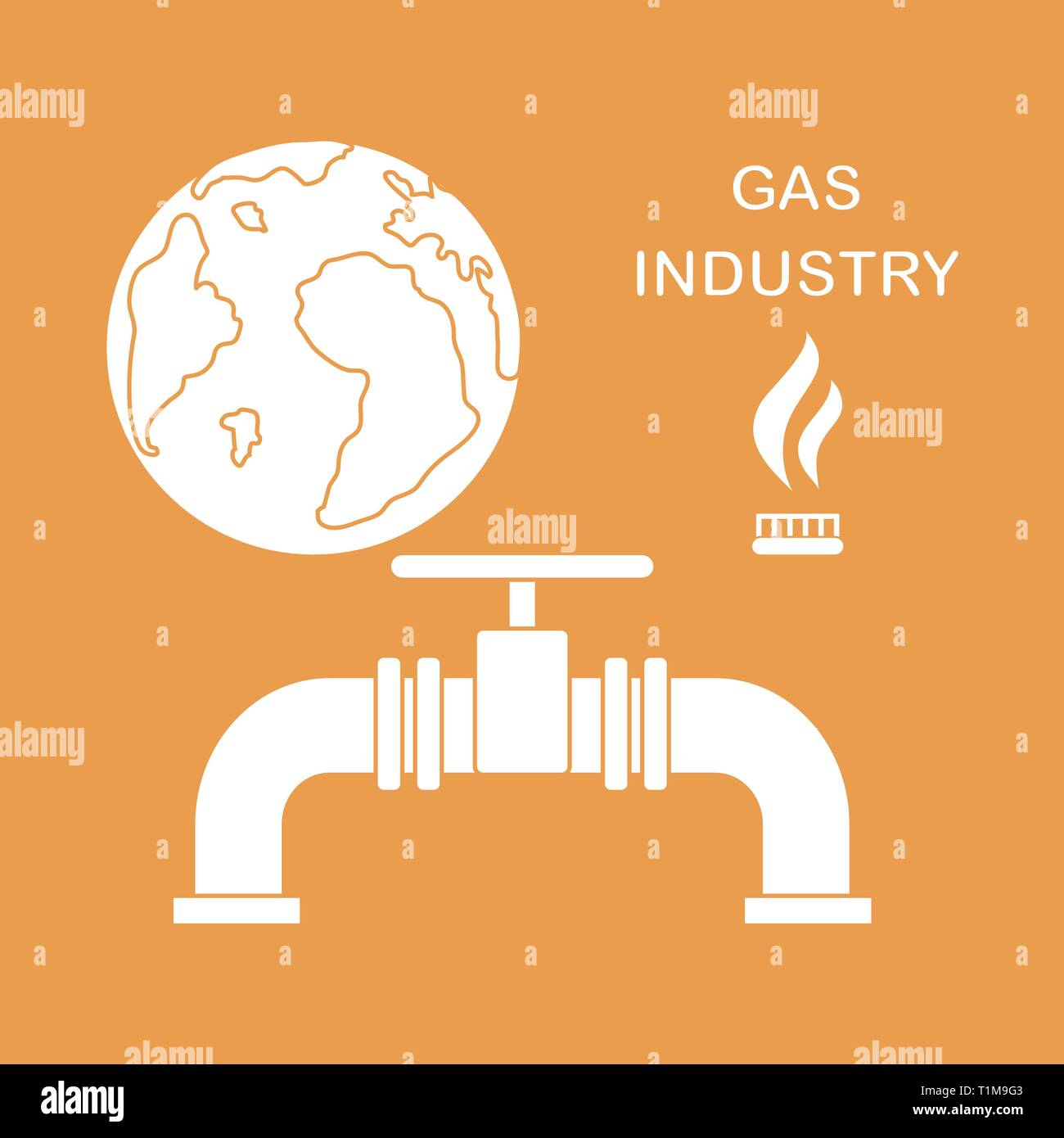 Qatar iran gas Stock Vector Images - Alamy