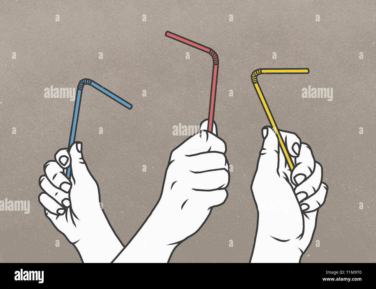 Straw challenge hi-res stock photography and images - Alamy