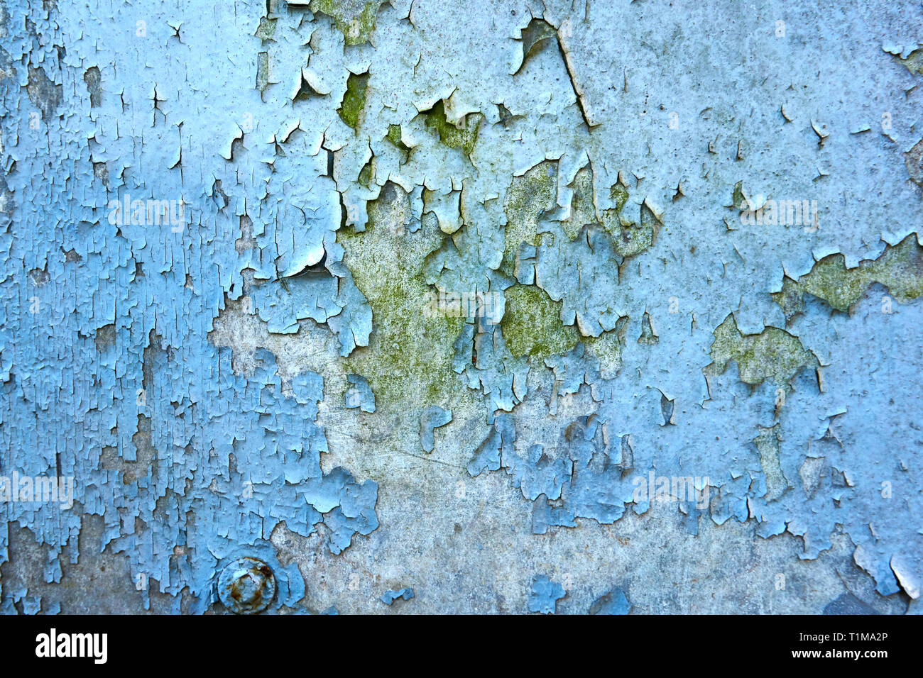 cracked color on a wall outside Stock Photo - Alamy