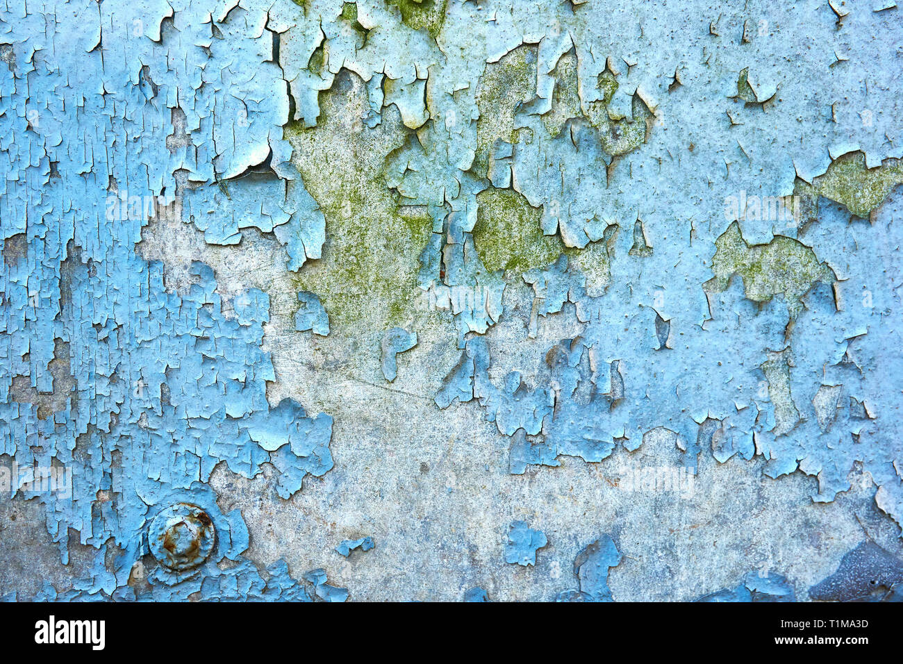 cracked color on a wall outside Stock Photo - Alamy