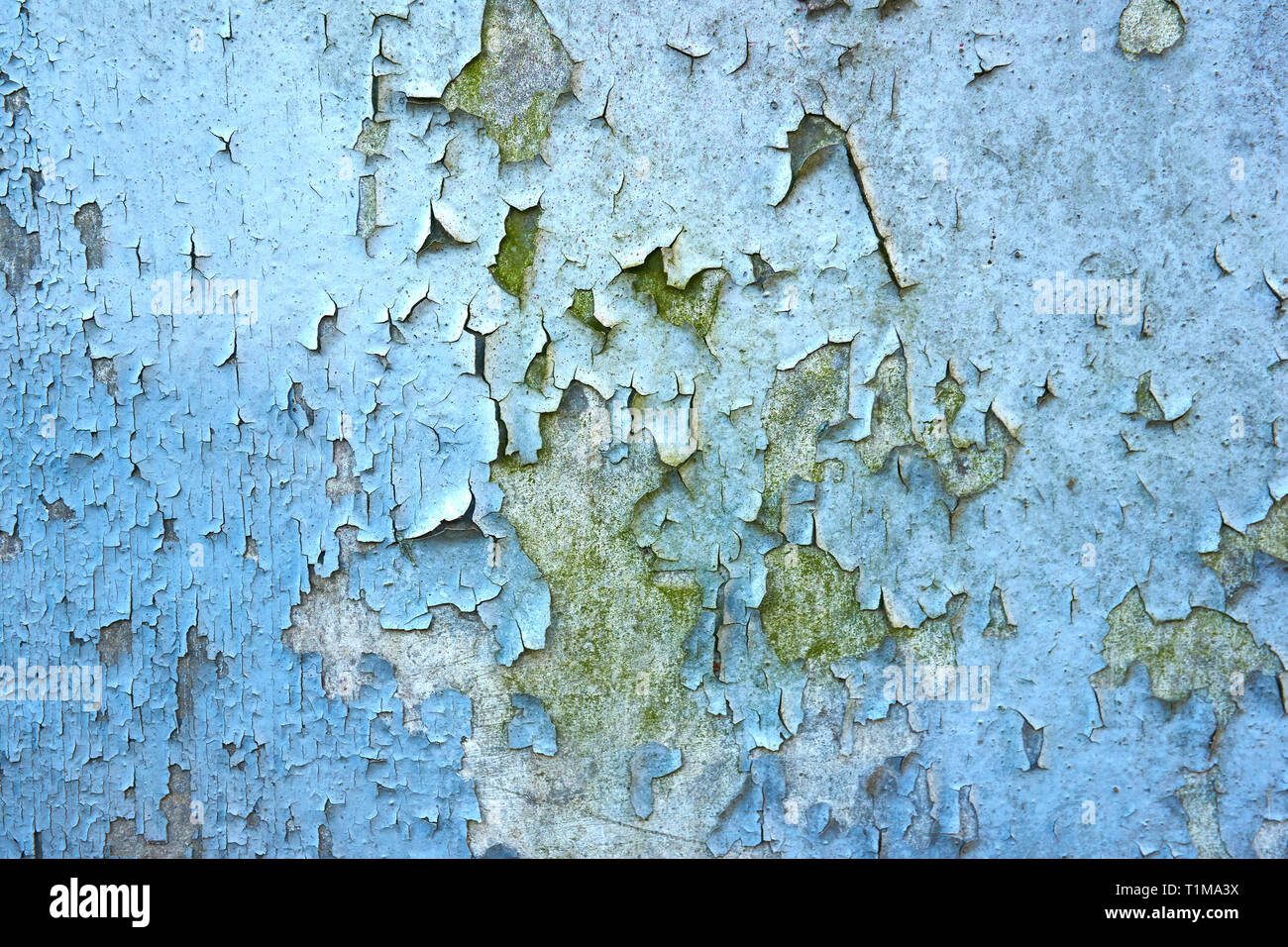 cracked color on a wall outside Stock Photo - Alamy
