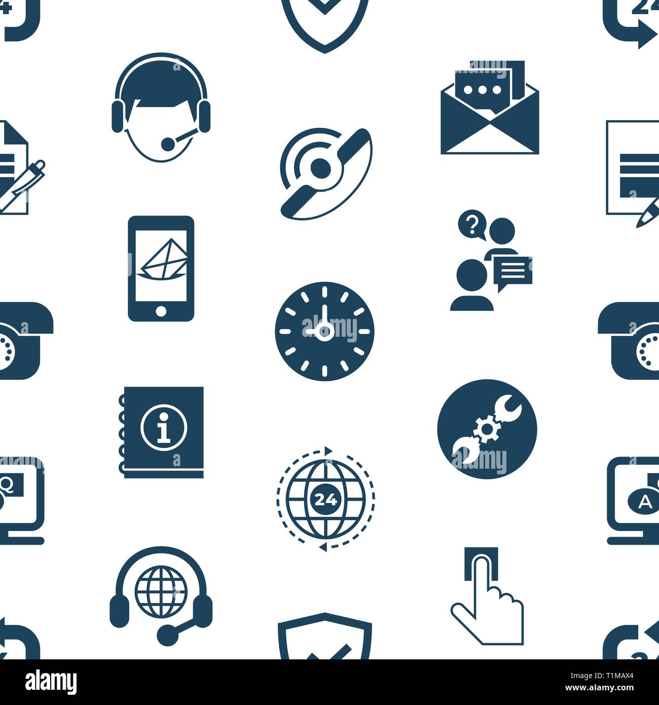 Call center and business feedback support icons infographics, digital ...