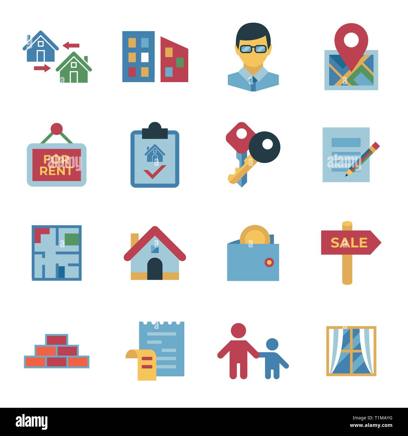 Real estate and housing property icons infographics, digital vector ...