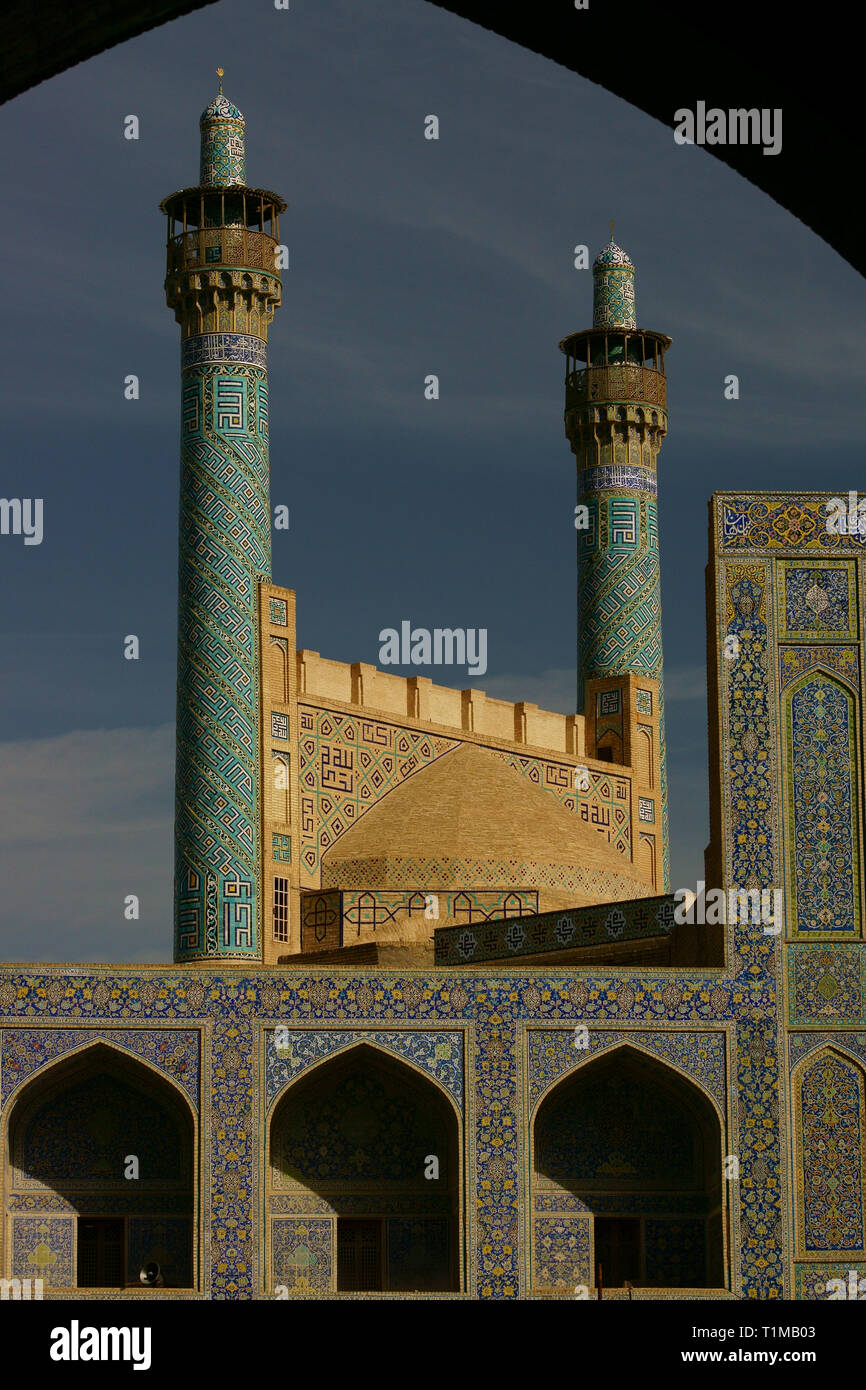 Abbasi Great Mosque in Isfahan. Iran Stock Photo - Alamy