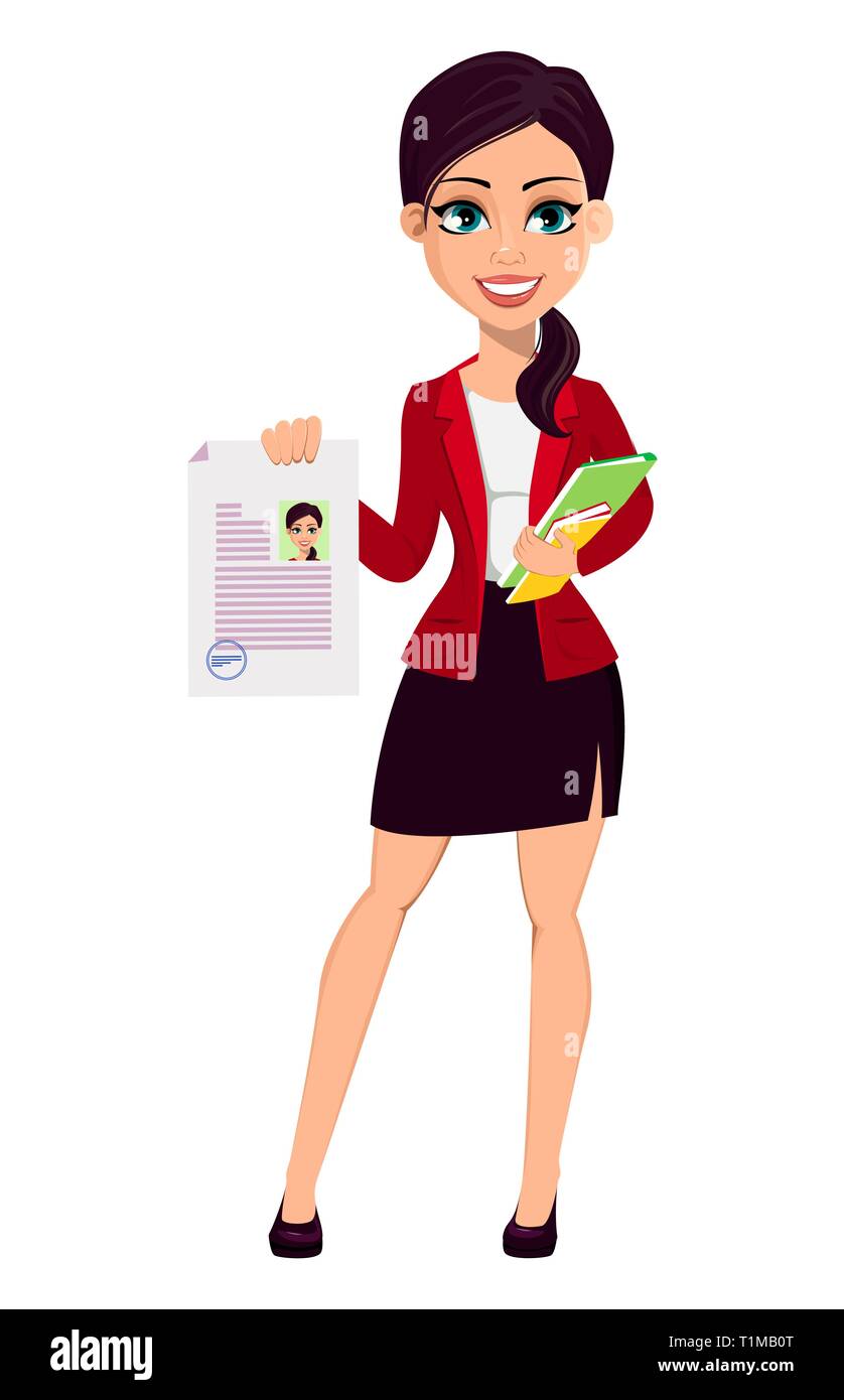 Female Manager Cartoon