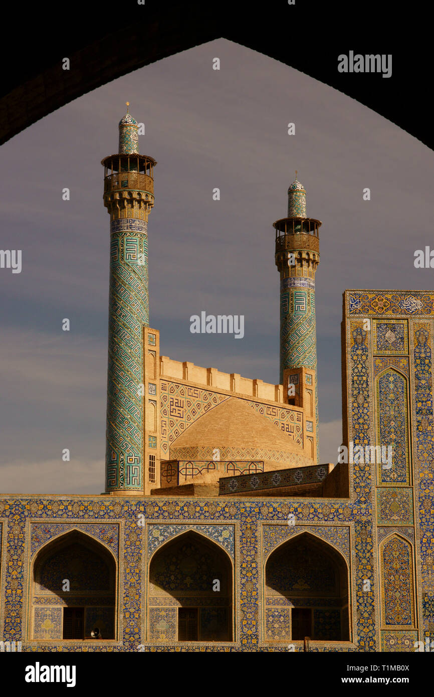 Abbasi Great Mosque in Isfahan. Iran Stock Photo - Alamy