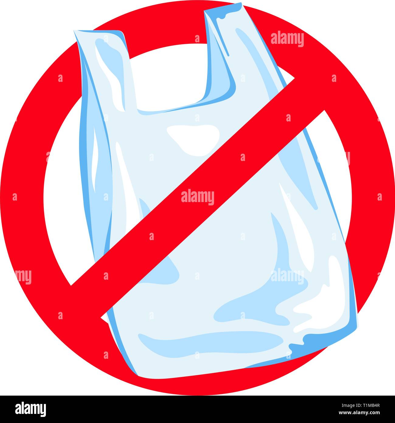 NO PLASTIC Ecological Environmental Pollution Problem Banner Vector ...